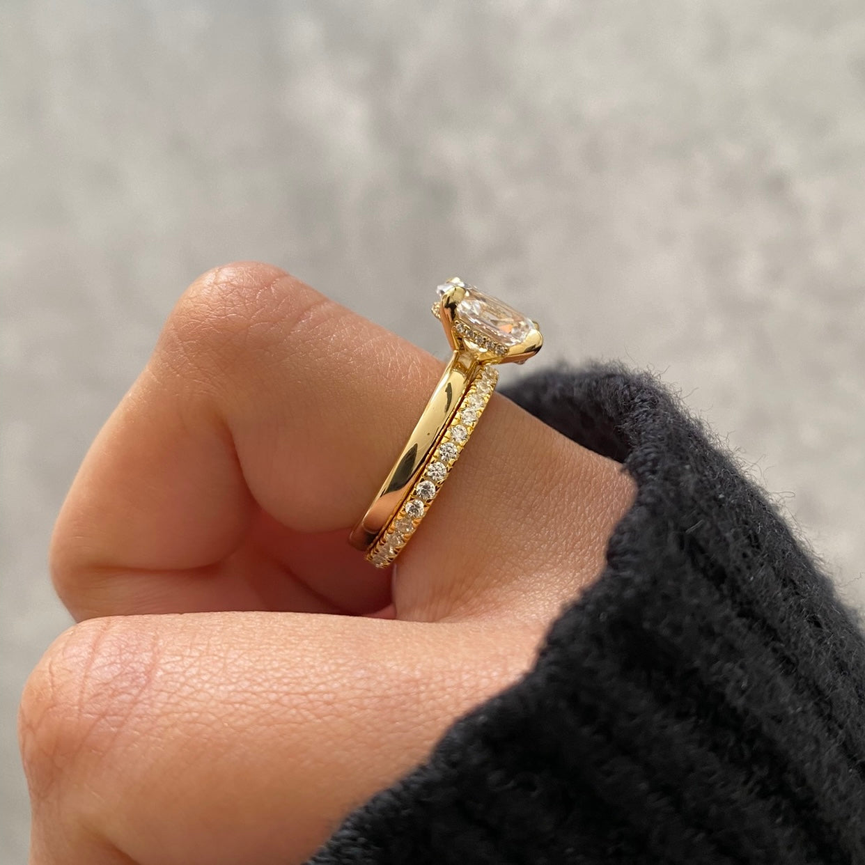 SERENA GOLD SOLITAIRE RING – KAIVA LONDON